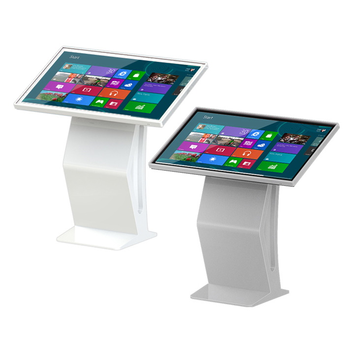 43 Inch Floor Stand All In One Internet Touchscreen Kiosk